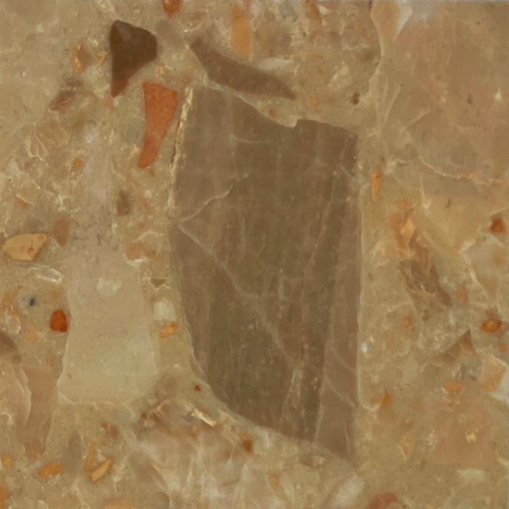 Beige Red Terrazzo - Small Size Stone Grains – SAMPLES