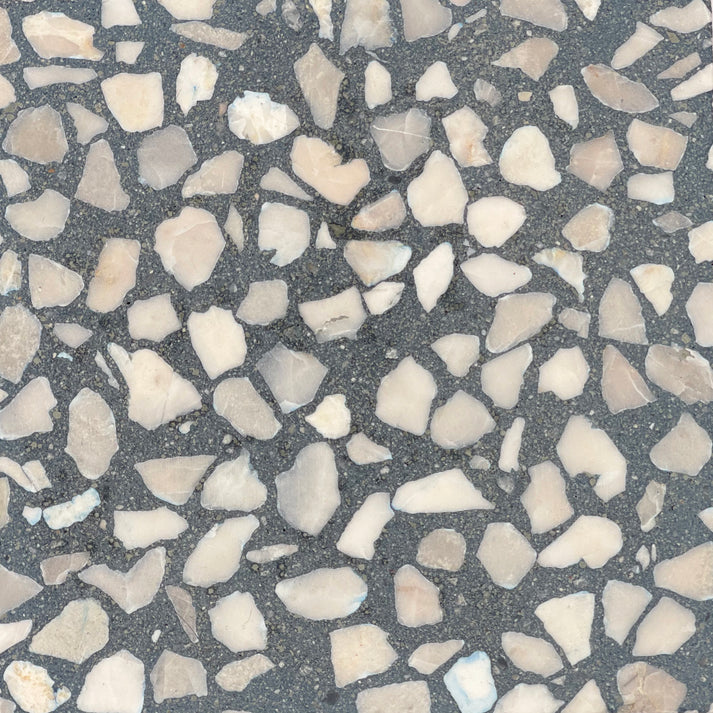 Slate Blue Terrazzo - Medium Size Stone Grains – SAMPLES
