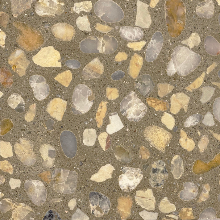 Sandstone Terrazzo - Medium Size Stone Grains – SAMPLES